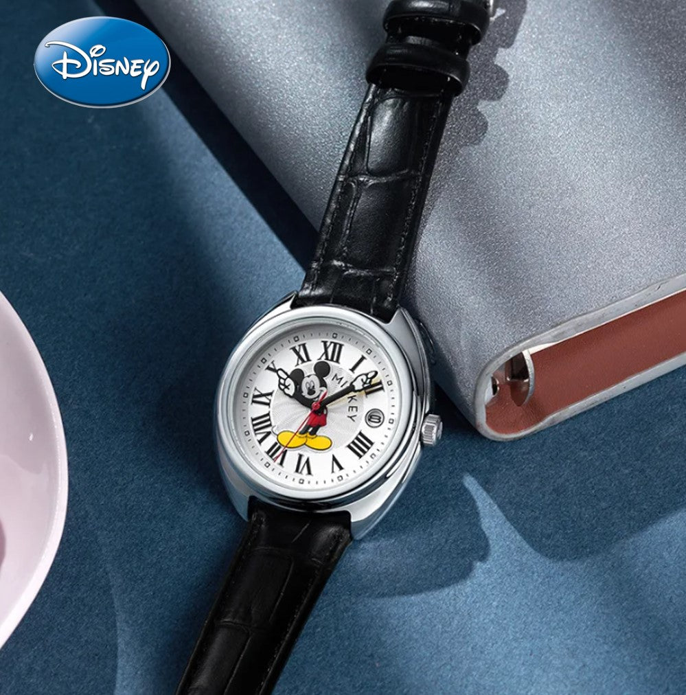 Reloj Mujer Disney Mickey Mouse Cuarzo 100% Original Correa Cuero – HBW ...